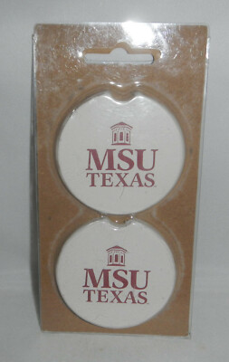 Midwestern State University MSU Mustangs Logo Car Coasters | eBay