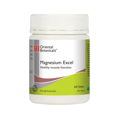 Oriental Botanicals Magnesium Excel 240 Tablets | eBay