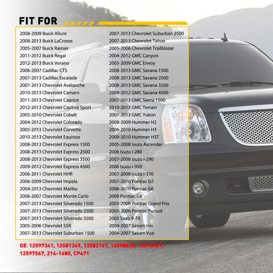 2007-2013 Chevy Tahoe Silverado GMC Yukon Escalade Canister Purge Valve ...