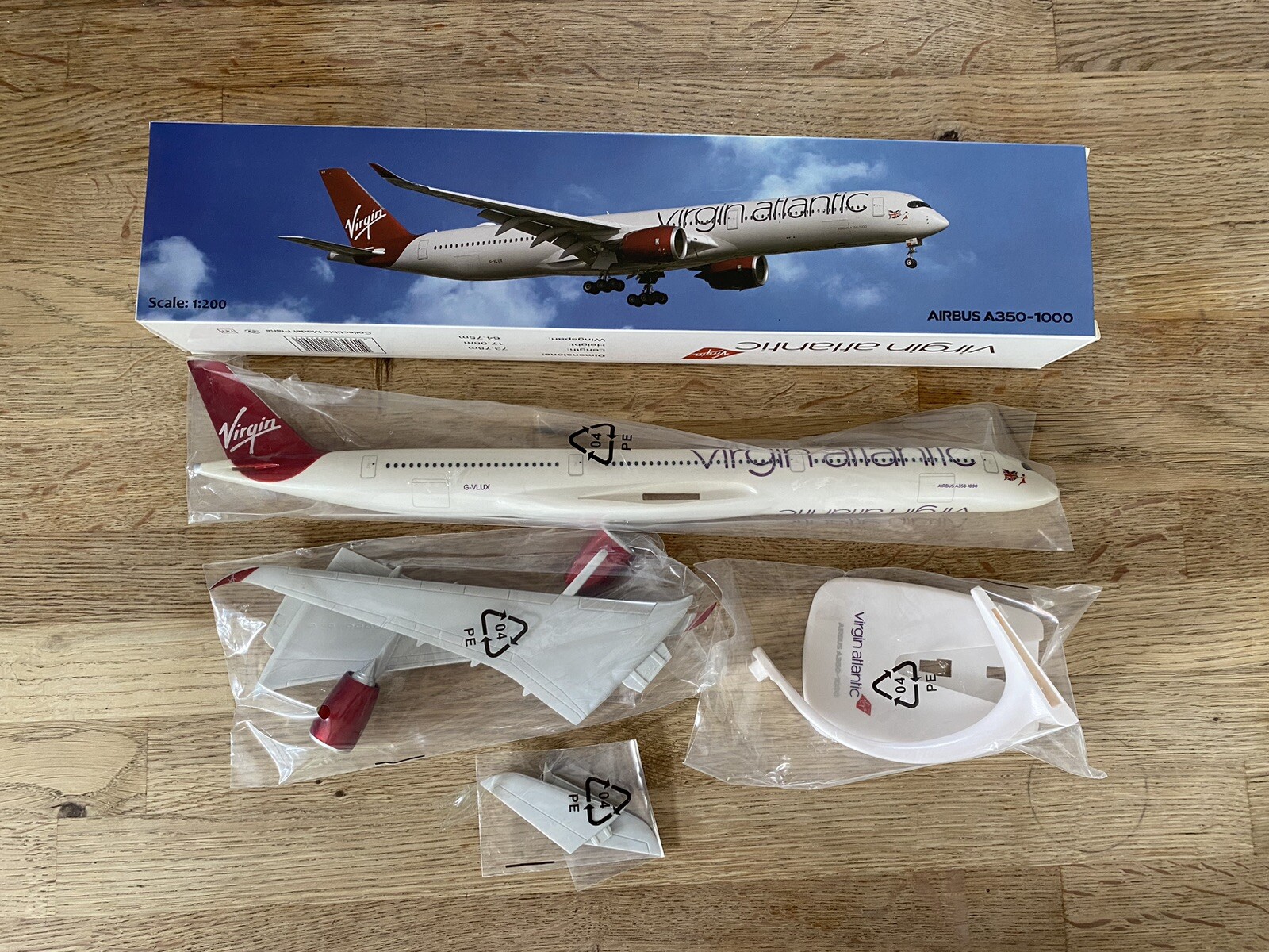 Virgin Atlantic A350-1000 G-VLUX PPC Models | Grelly UK