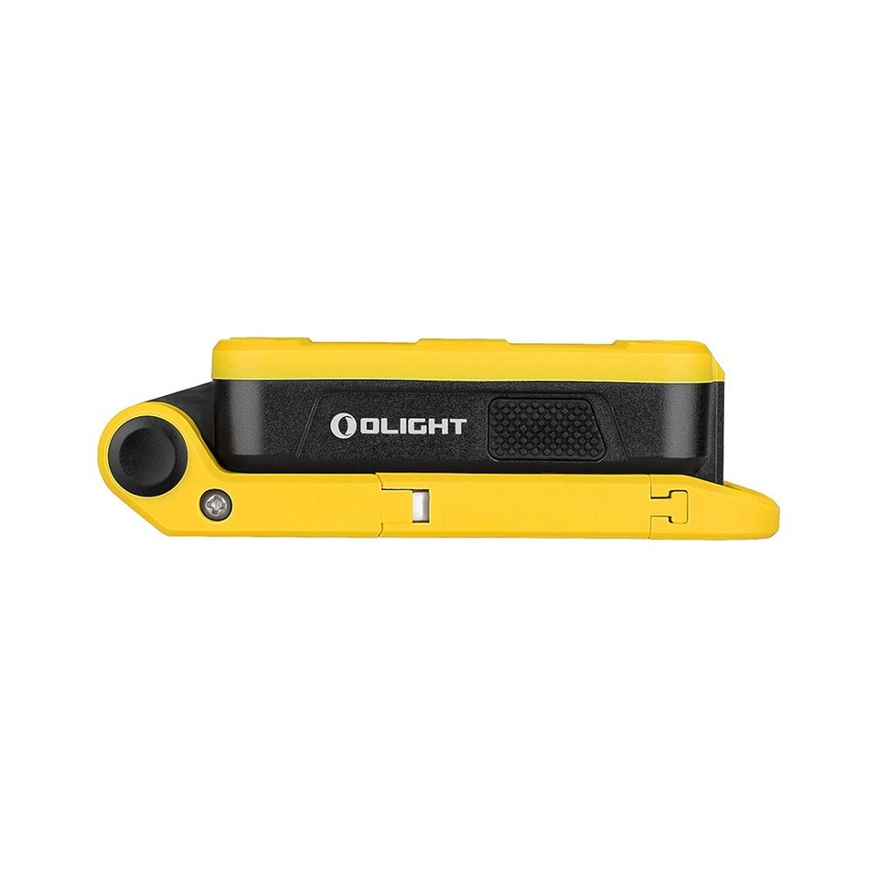Olight Swivel Yellow COB/ LED Foldable Work Light, 180 Deg Clip Stand ...