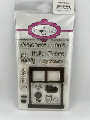 The Stamps of Life Stamps Made In USA / Window 2 Stamp / Cat / Home | eBay