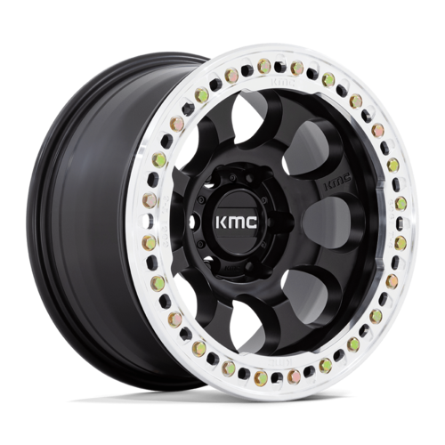 5) 17" KMC KM237 Riot Beadlock Wheels 37" BFG KO2 Tires 5x5 Jeep ...