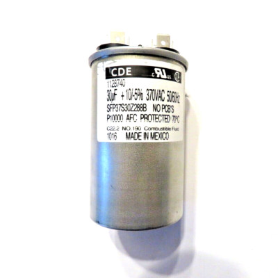 Capacitors 50/60Hz Motor Start/Run-CDE SFP37S30Z288BH291D 30uF +10/-5% ...