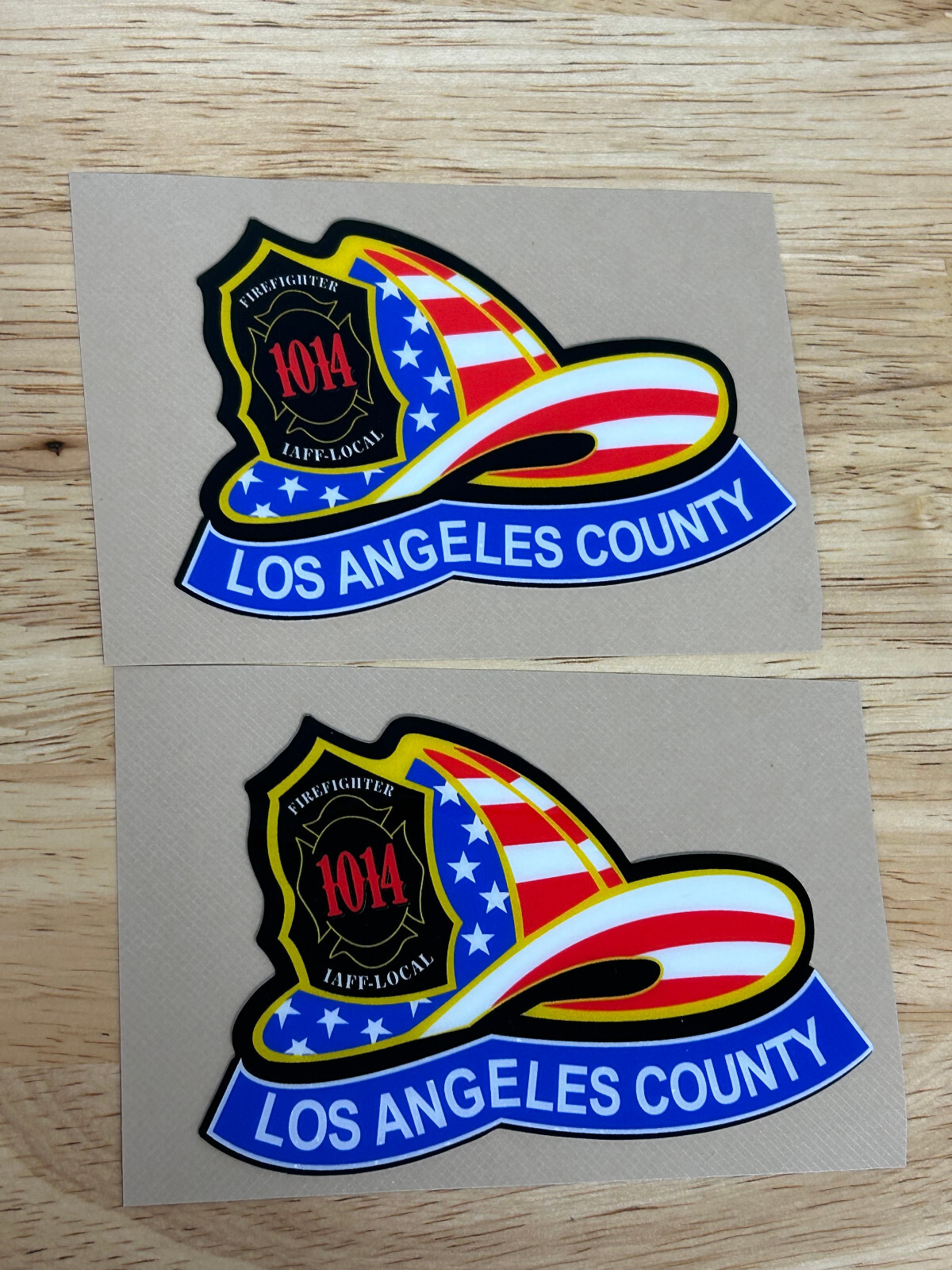 LACoFD LOS ANGELES COUNTY FIRE DEPARTMENT HELMET DECALS CAR STICKER ...