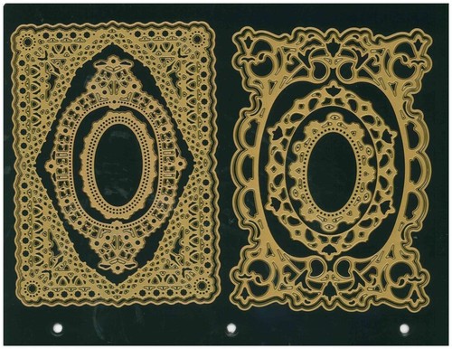 Anna Griffin ORNATE CONCENTRIC FRAME Cut and Emboss Dies | eBay