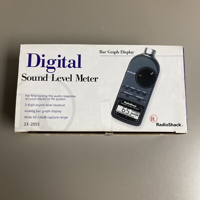 Sound & Audio Measurement - Radio Shack Sound Level