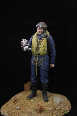 BARTON MINIATURES BM/K4 - FIGHTER PILOT ROYAL AIR FORCE 1940 - 90mm ...