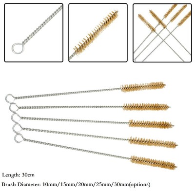 Stainless Steel Pipe Cleaning Brush Kit Set of 5 Wire Brushes 10mm ...