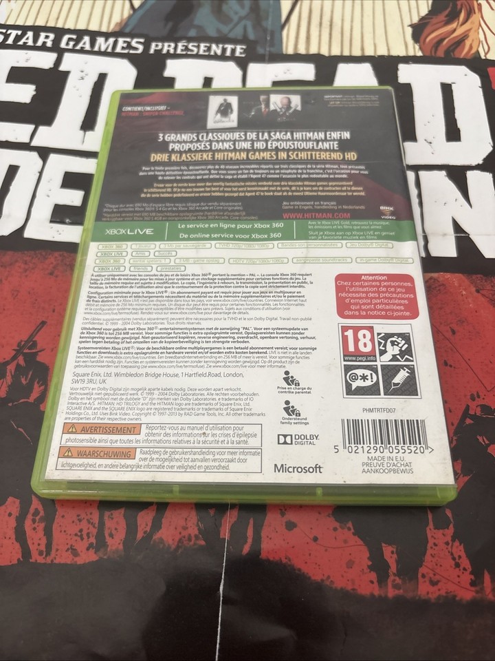 Hitman HD Trilogy (3 Jeux) Microsoft Xbox 360 PAL Complet Avec Notice ...