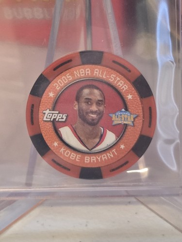 Kobe Bryant 2005-06 Topps NBA All-Star RED Poker Chip Los Angeles ...
