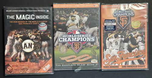 LOT of (3) San Francisco Giants World Series DVD Sets 2010 2012 | eBay