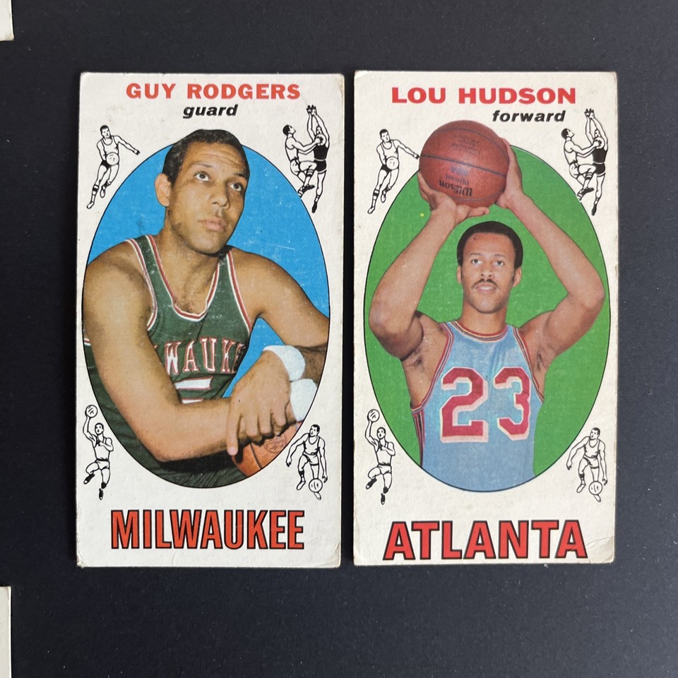 1969-70 Topps Basketball Tall Boys Lot Of 18-Rodgers,Hudson RC 18/99 ...