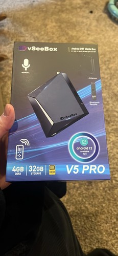 vsee box v5 pro with Bluetooth remote and antenna | eBay