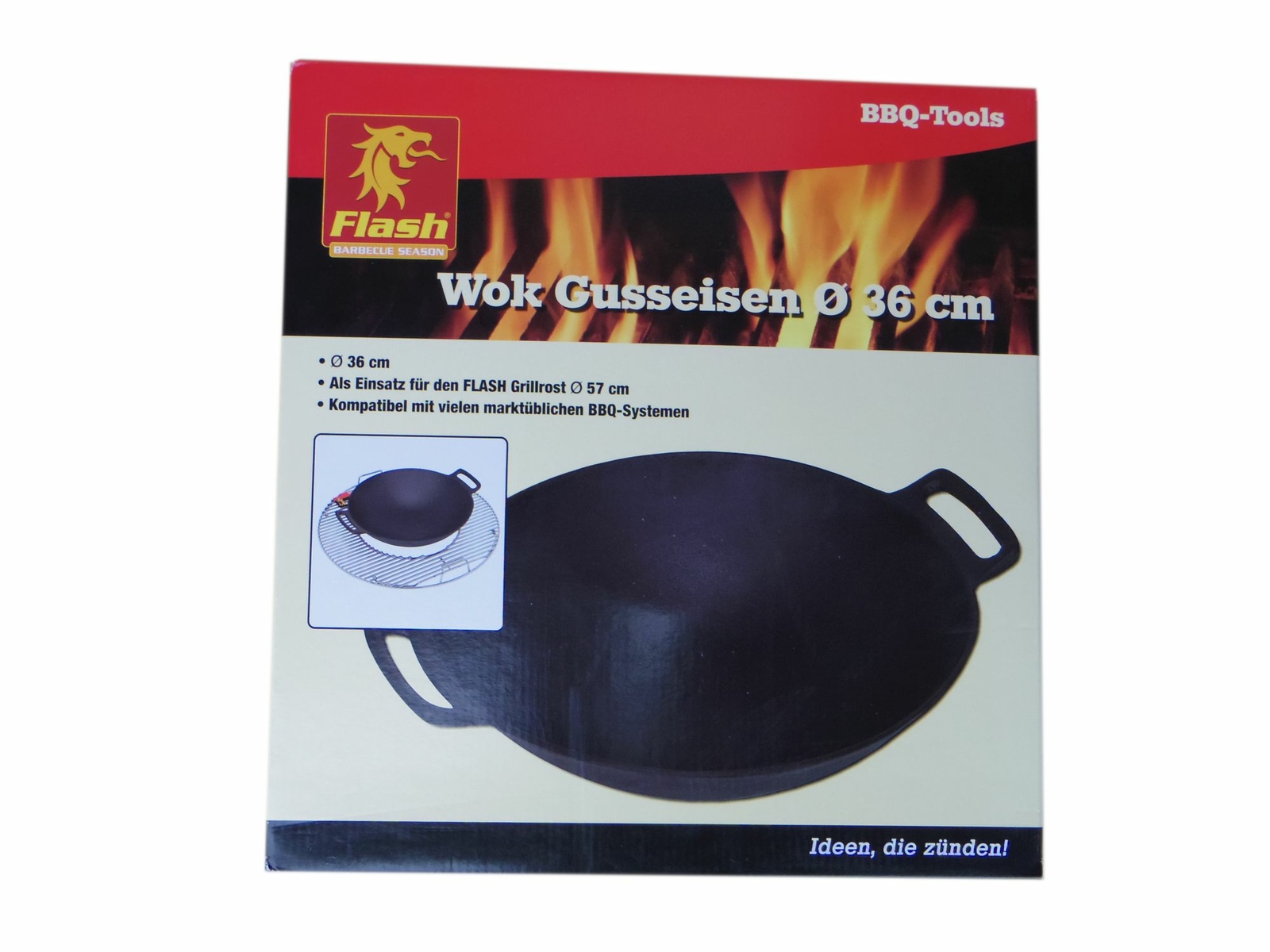 Grillrost Einsatz Guss Rost Pfanne Wok Pizzastein passend für Weber GBS ...