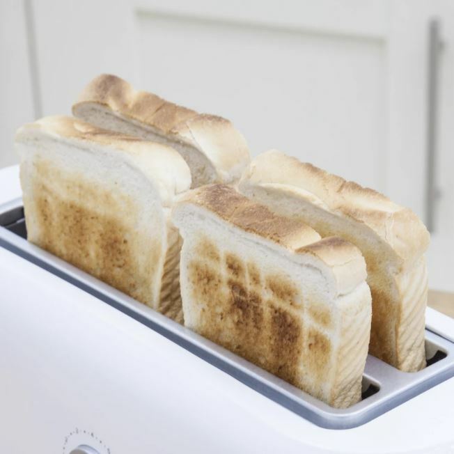 Swan ST10091N 4 Slice Long Slot Toaster - White for sale online | eBay