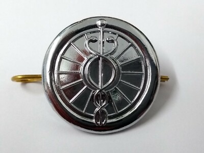 Genuine British MOD & Ambulance Service CADUCEUS in WHEEL Chrome Rank ...