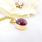 Genuine Star Ruby Solid 14k Yellow Gold Pendant, Newly Handcrafted | eBay