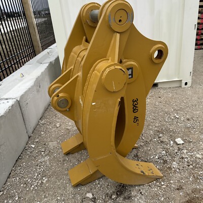 Cat 336 Excavator Grapple 45 Inches Wide 90 100 Mm Pins New | eBay