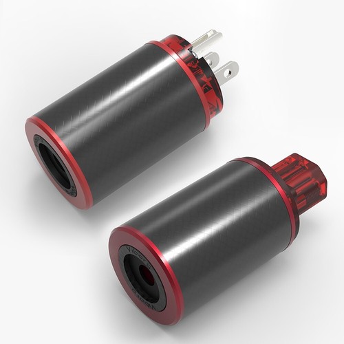 Audio HiFi Pure Silver Mains AC Power Cable Plug Socket US IEC 320 ...