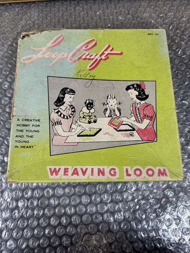 Vintage Loop Craft Weaving Metal Loom w/Hook~Made In USA | eBay