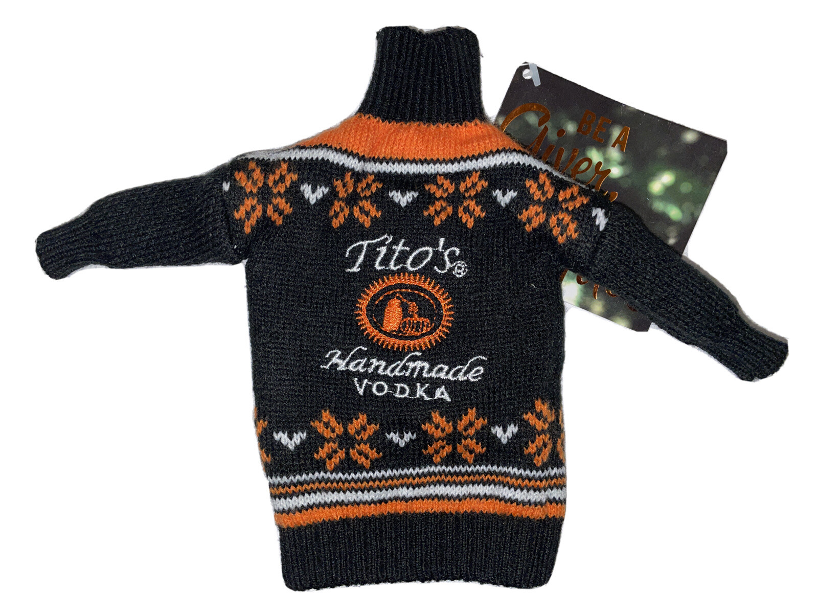 Tito's Vodka Mini Ugly Sweater for 750 mL Bottle Brand New With Tags | eBay