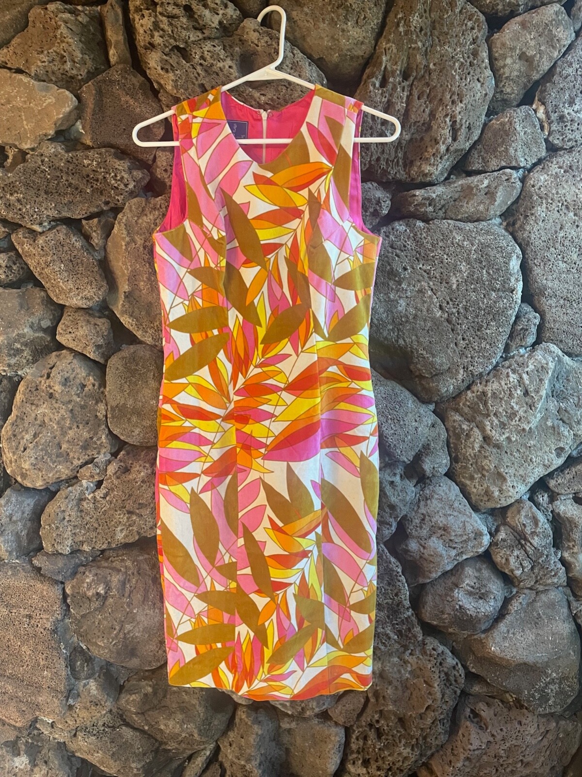 RARE Tori Richard sheath dress SAMPLE size 6 - velvet… - Gem