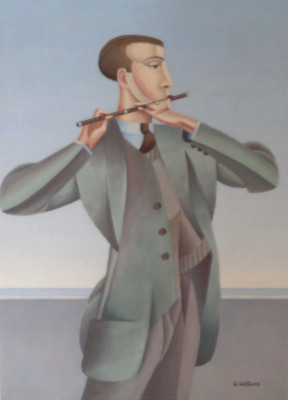 Una Watters : The Flute Player : Archival Quality Art Print | eBay