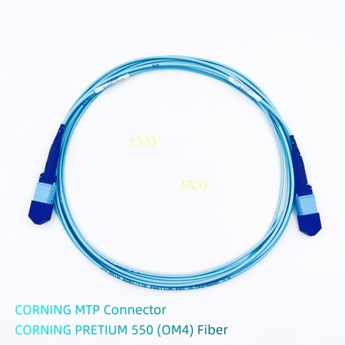 3m MPO Female to MPO Female OM4 8 Core Type B CORNING MTP Fiber Optic ...