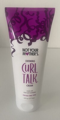 Not Your Mother's Curl Talk Defining Cream, 6 Oz. New | eBay