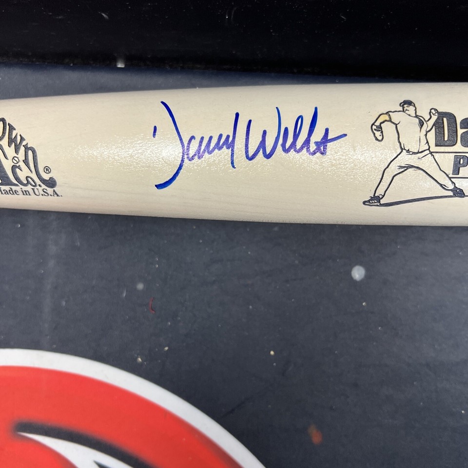 David Wells New York Yankees Signed Cooperstown Perfect Game Bat JSA | eBay
