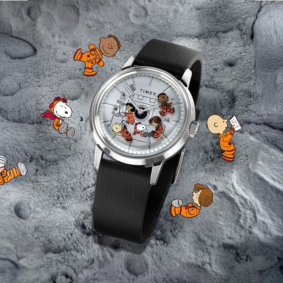 Timex Peanuts Gang Snoopy Space Marlin Automatic Limited Edition Watch ...