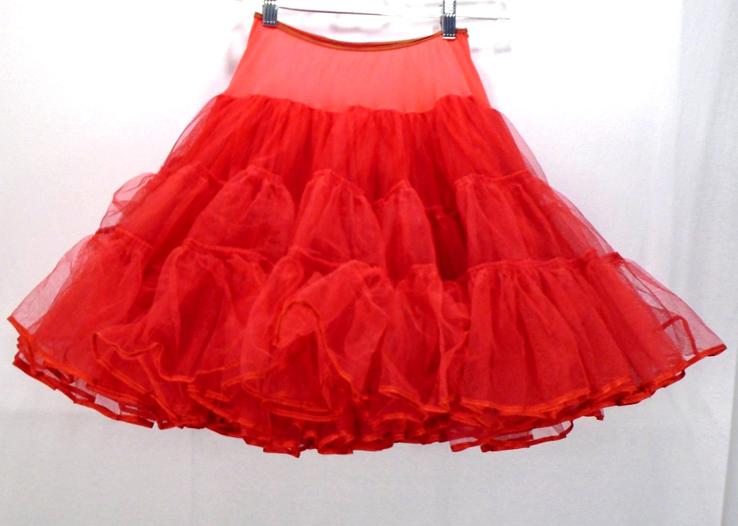Vintage Malco Modes Red Square Dance Petticoat Crinol… - Gem