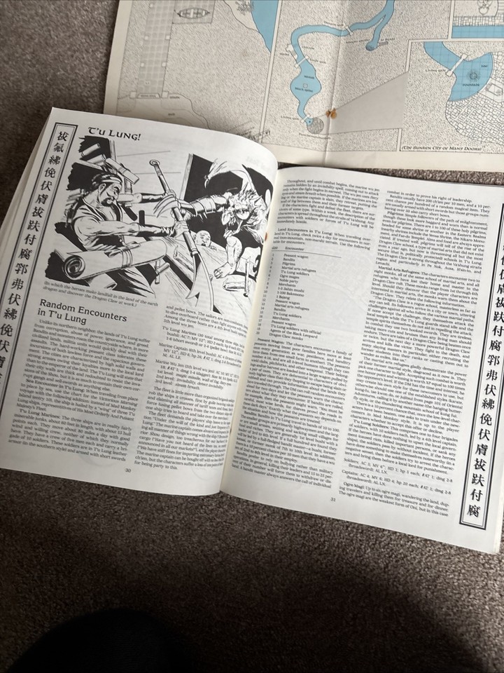 Advanced Dungeons & Dragons Forgotten realms Mad Monkey vs The Dragon ...