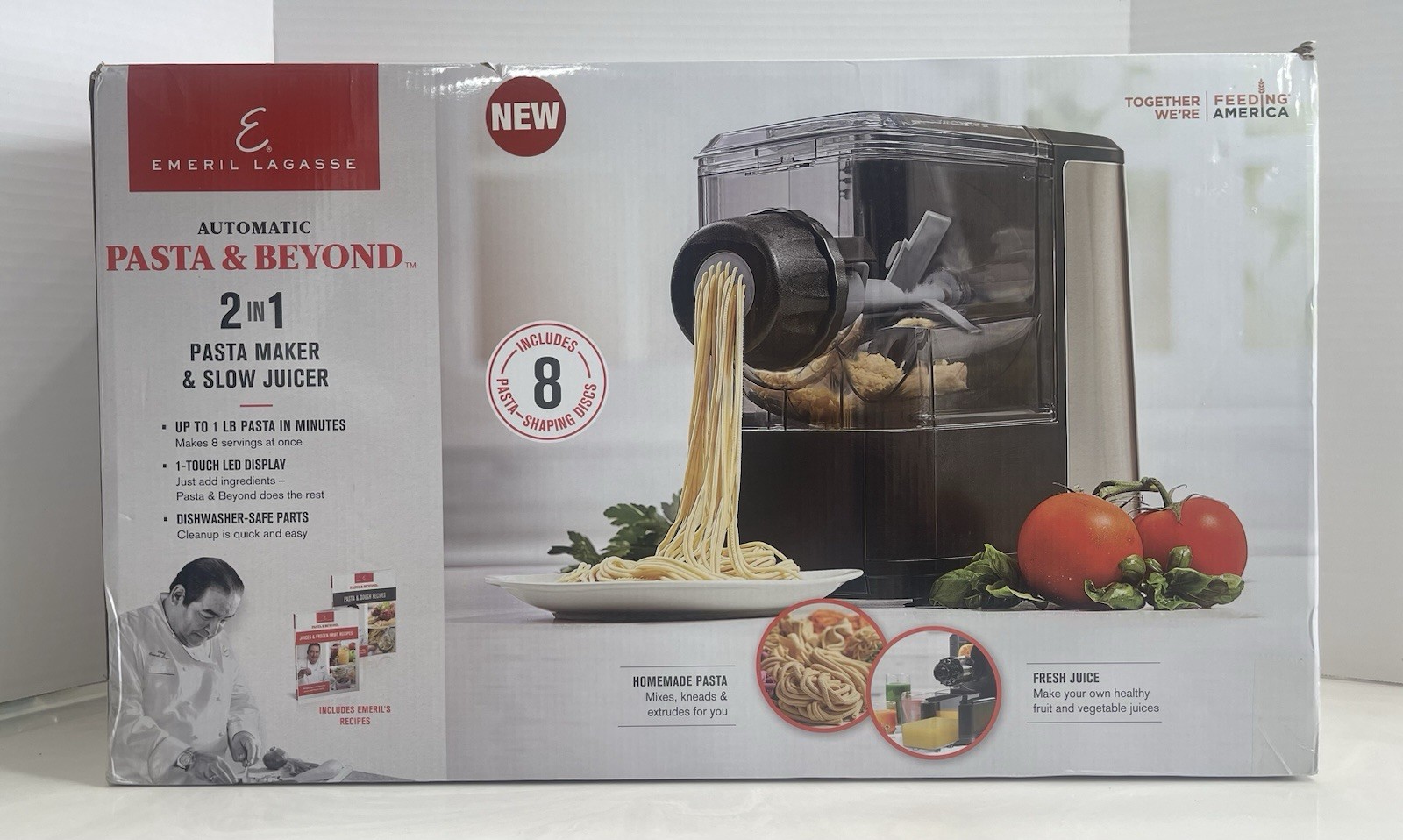 BRAND NEW - Emeril Lagasse Pasta & Beyond Pasta & Noodle Maker Machine ...