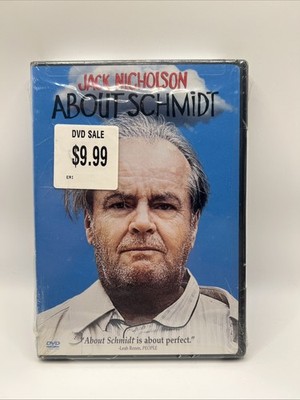 About Schmidt (DVD, 2002 Widescreen) Jack Nicholson - Brand New, Sealed ...
