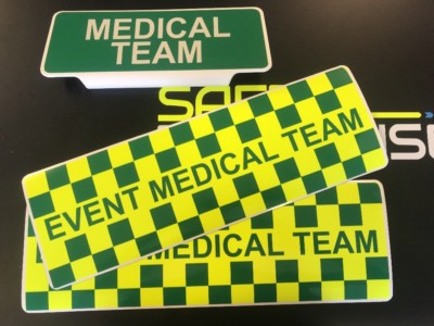 Univisor & Magnetic Sign Set - EVENT MEDICAL TEAM - *450x150mm - Green ...