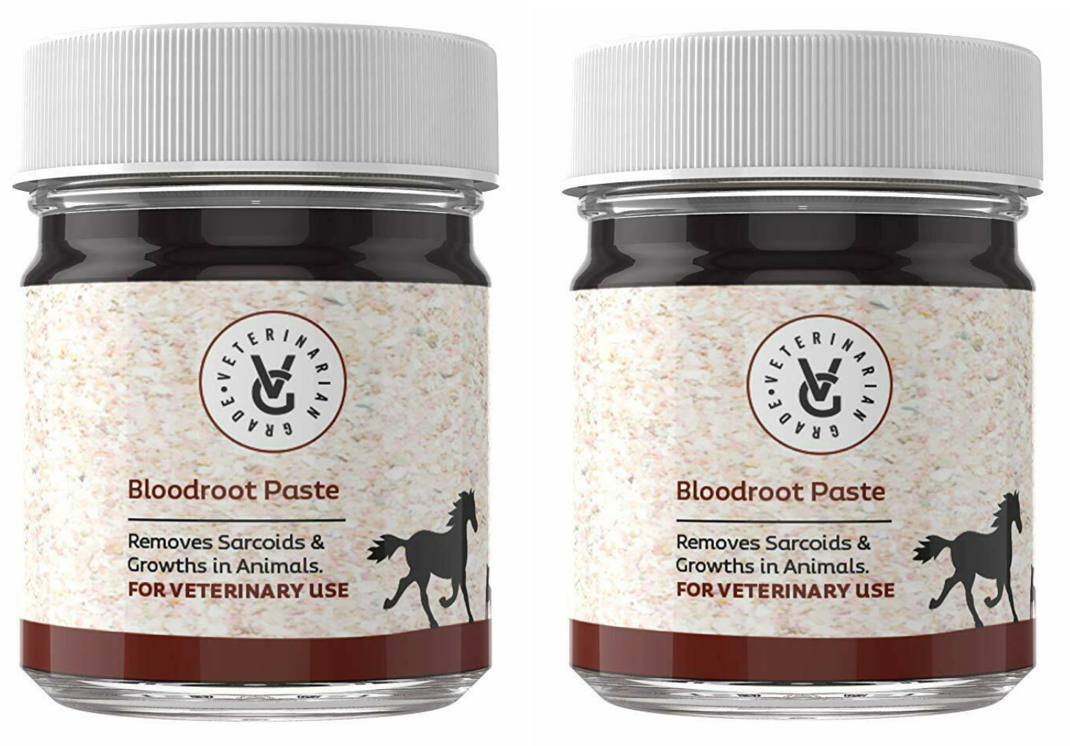 (2 Pack) Veterinarian Grade Sarcoid Herbal Paste for The Removal of ...