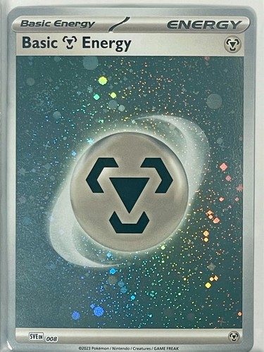 Pokémon 151 - English - Basic Energy silver Metal Cosmic Holo Foil #008 ...