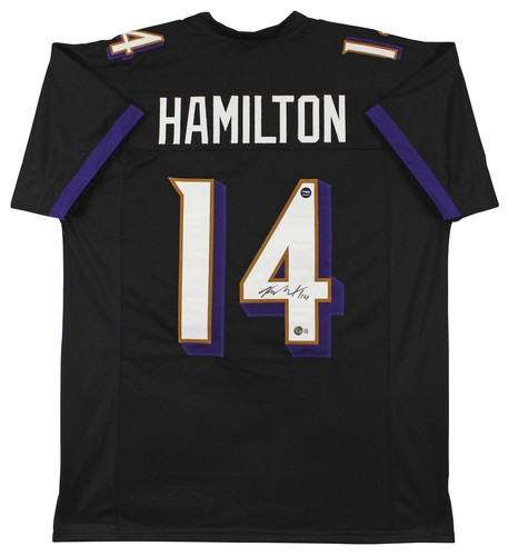 Kyle Hamilton Authentic Signed Black Pro Style Jersey Autographed BAS ...