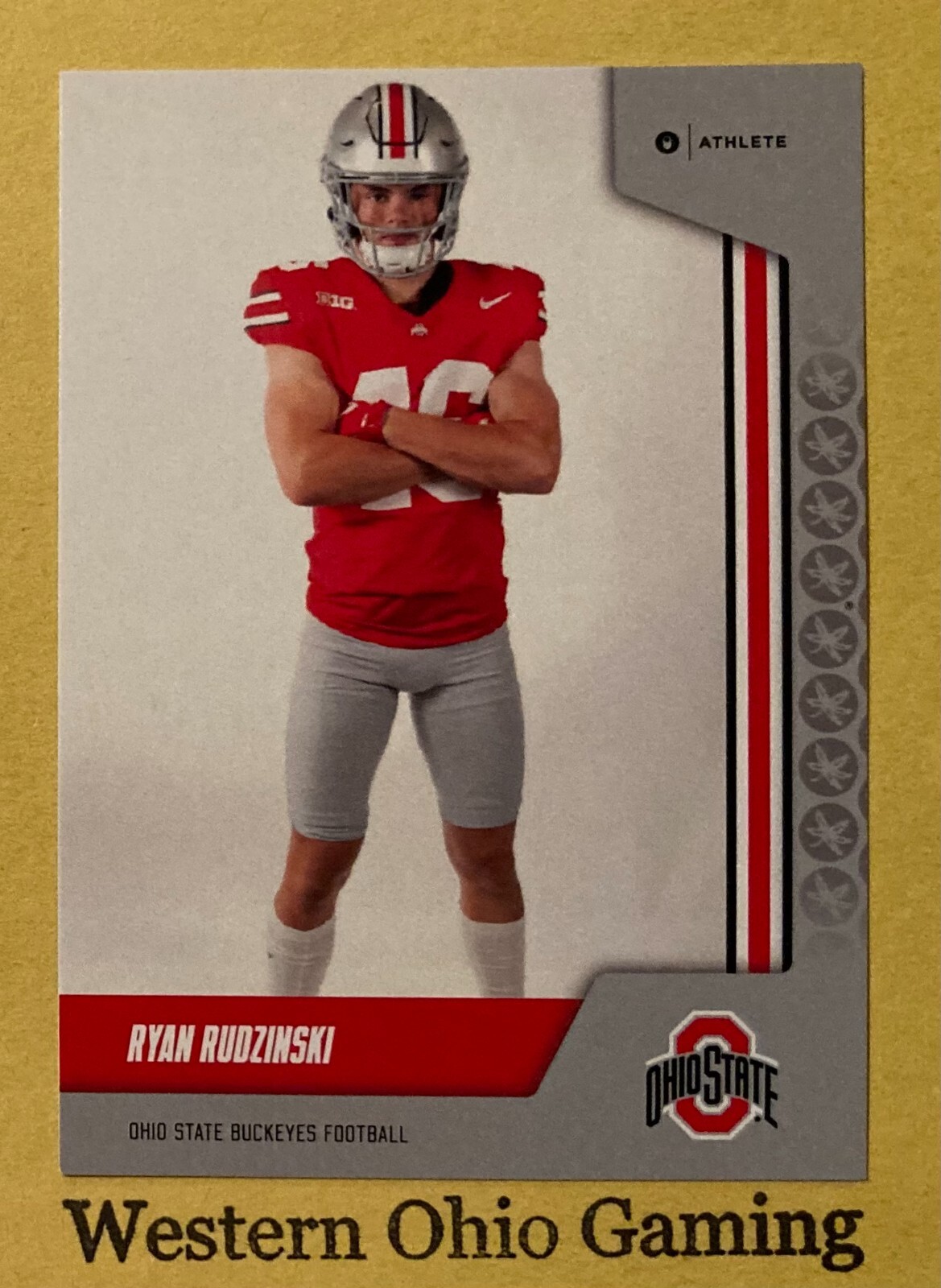 2023 ONIT Athlete Ohio State Buckeyes Ryan Rudzinski #84 | eBay