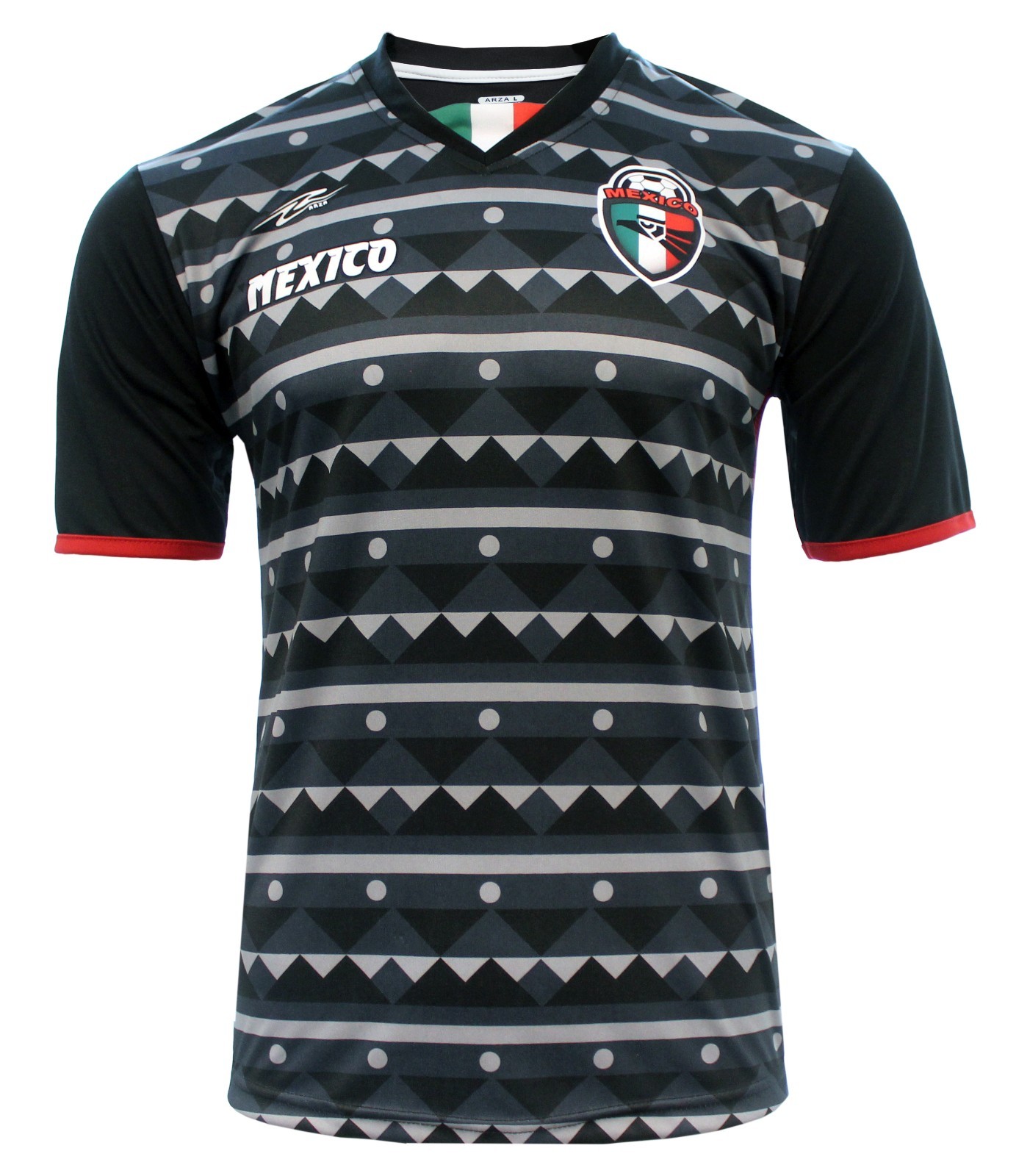 Men's Mexico Fan Jersey Arza Sports Exclusive Design_Black Color_Made ...