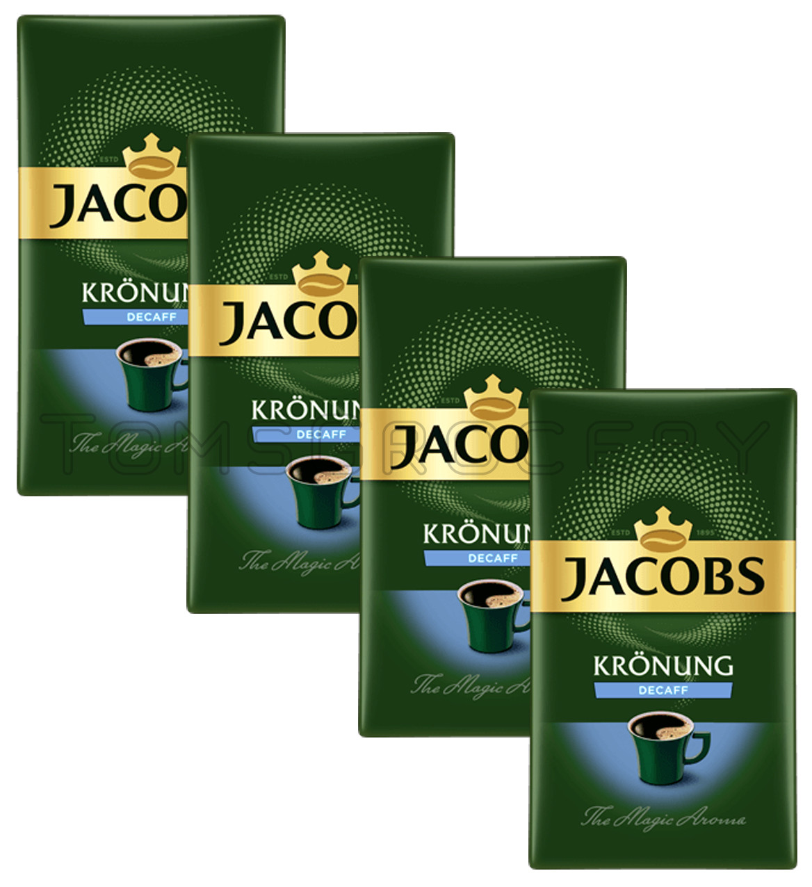 4 JACOBS DECAF Decaffeinated Ground Coffee Made in Germany 250g 8.8oz ...