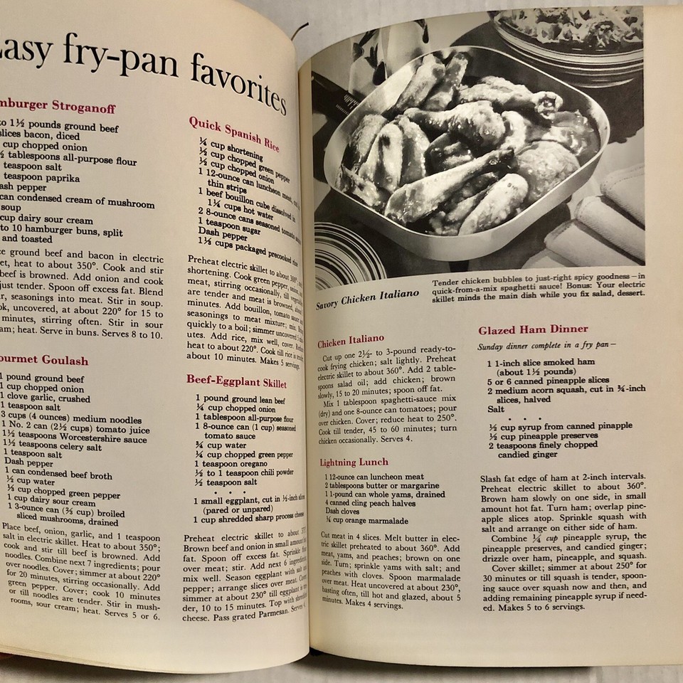 Vintage 1963 Better Homes and Gardens Meals In Minutes Cookbook HC | eBay