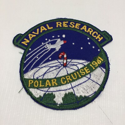Vintage 1961 Naval Research Patch Polar Cruise 1961 RARE | eBay