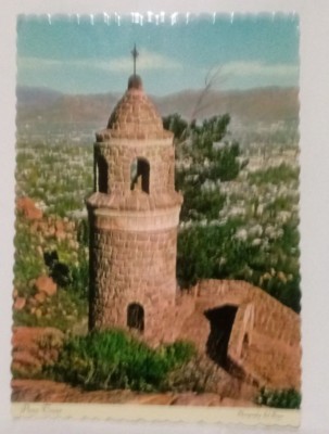 VINTAGE POSTCARD MOUNT RUBIDOUX TOWER RIVERSIDE CALIFORNIA LANDMARK | eBay