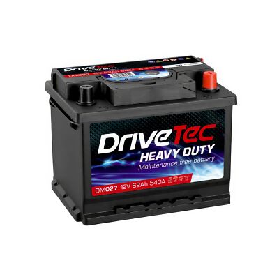 DriveTec Car Battery DM027 12V 62Ah 540A B13 3 Years Warranty T1 ...
