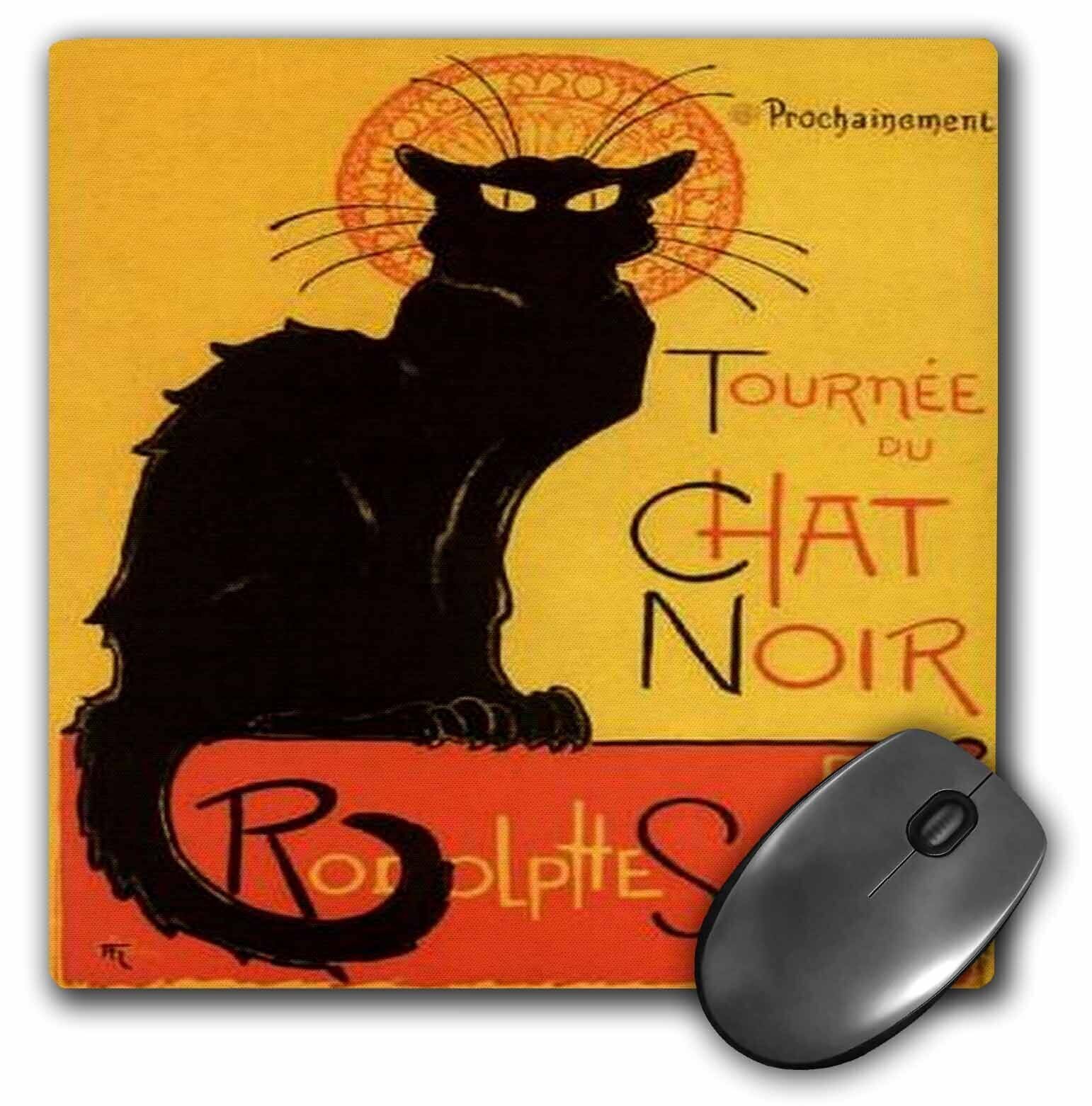 3dRose Le Chat Noir - advertising, art nouveau, black cat, cat, cats ...