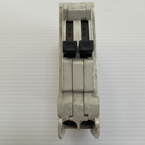 GE TYPE TR 15 AMP TANDEM TWIN 2 POLE TR1515 120/240VAC CIRCUIT BREAKER ...