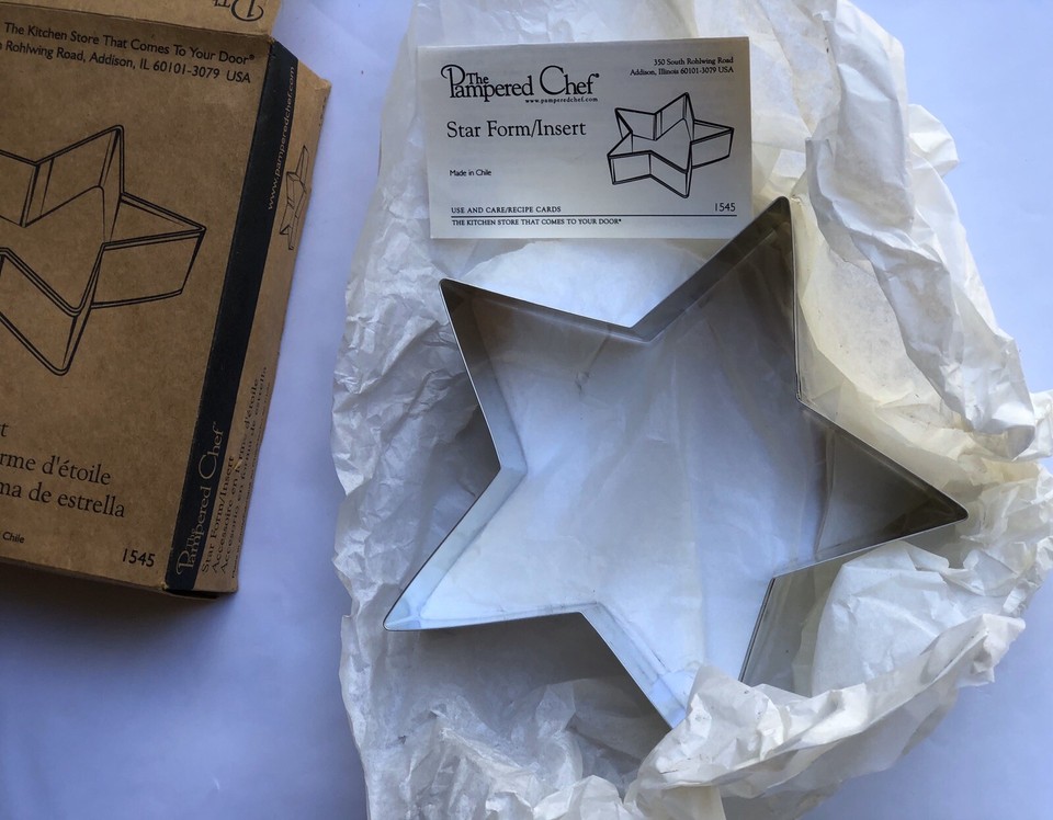 The Pampered Chef Star Form/Insert #1545 | eBay